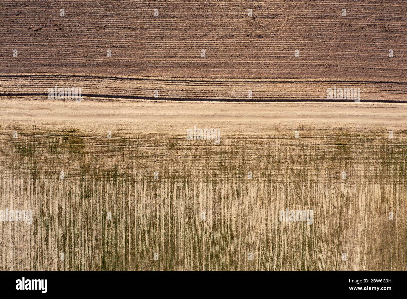 farm field, agriculture, view from above Stock Photo - Alamy