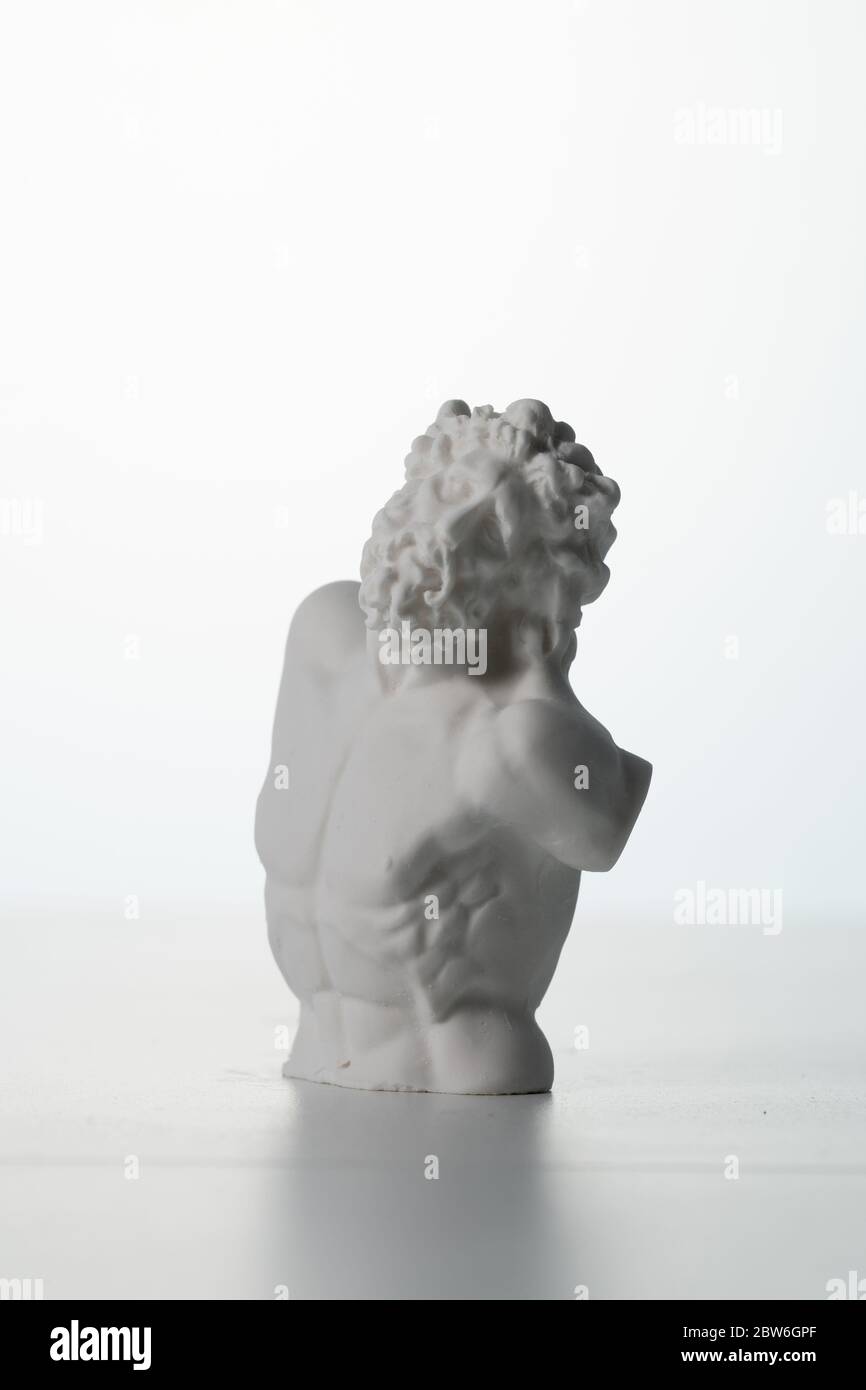 plaster figure in white background Stock Photo - Alamy