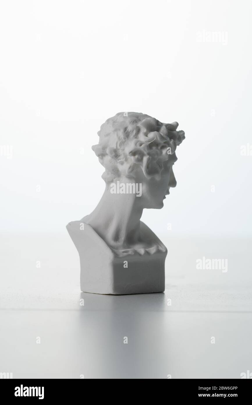David plaster in a white background Stock Photo - Alamy
