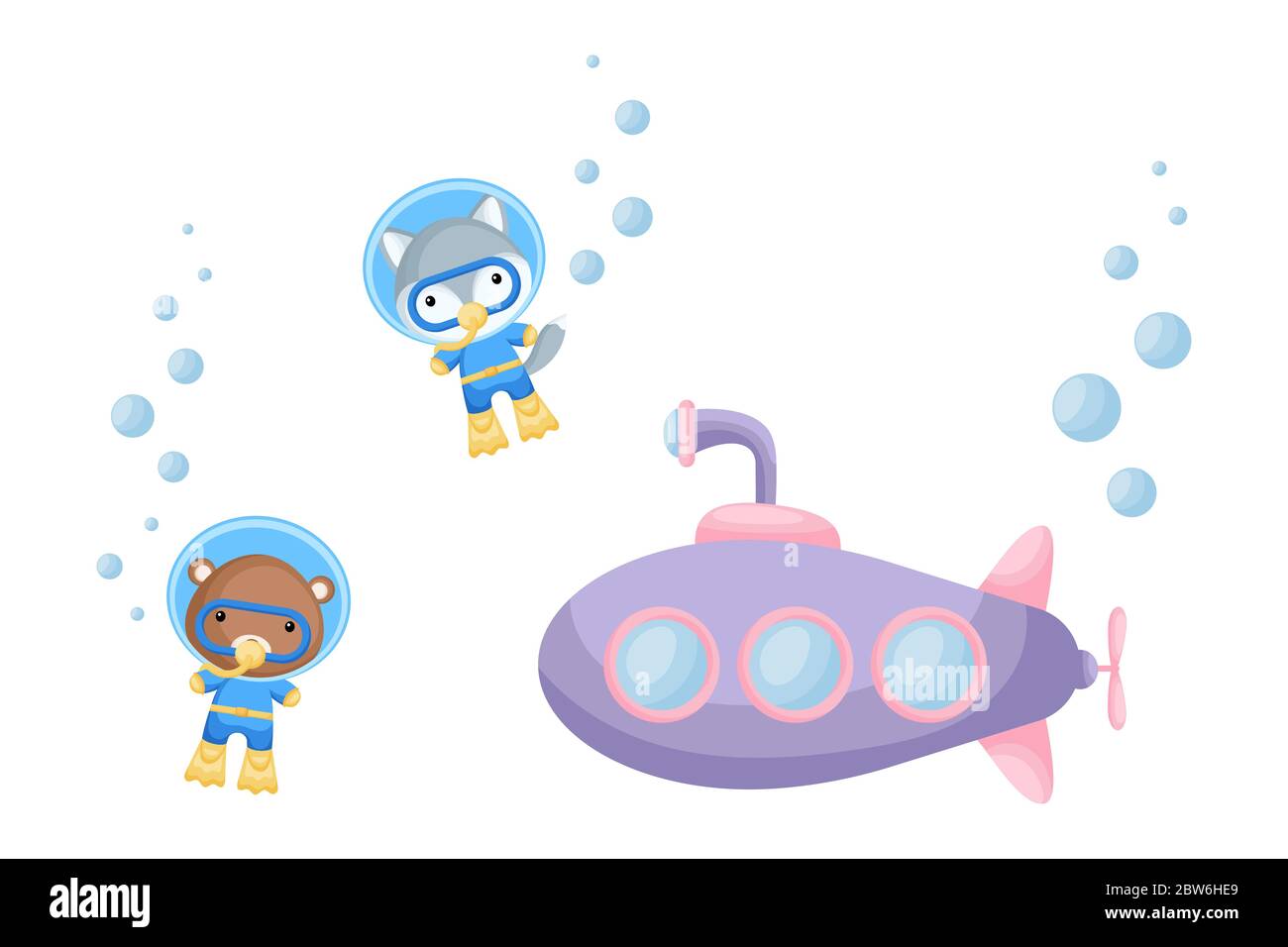 Water wolf Stock Vector Images - Alamy