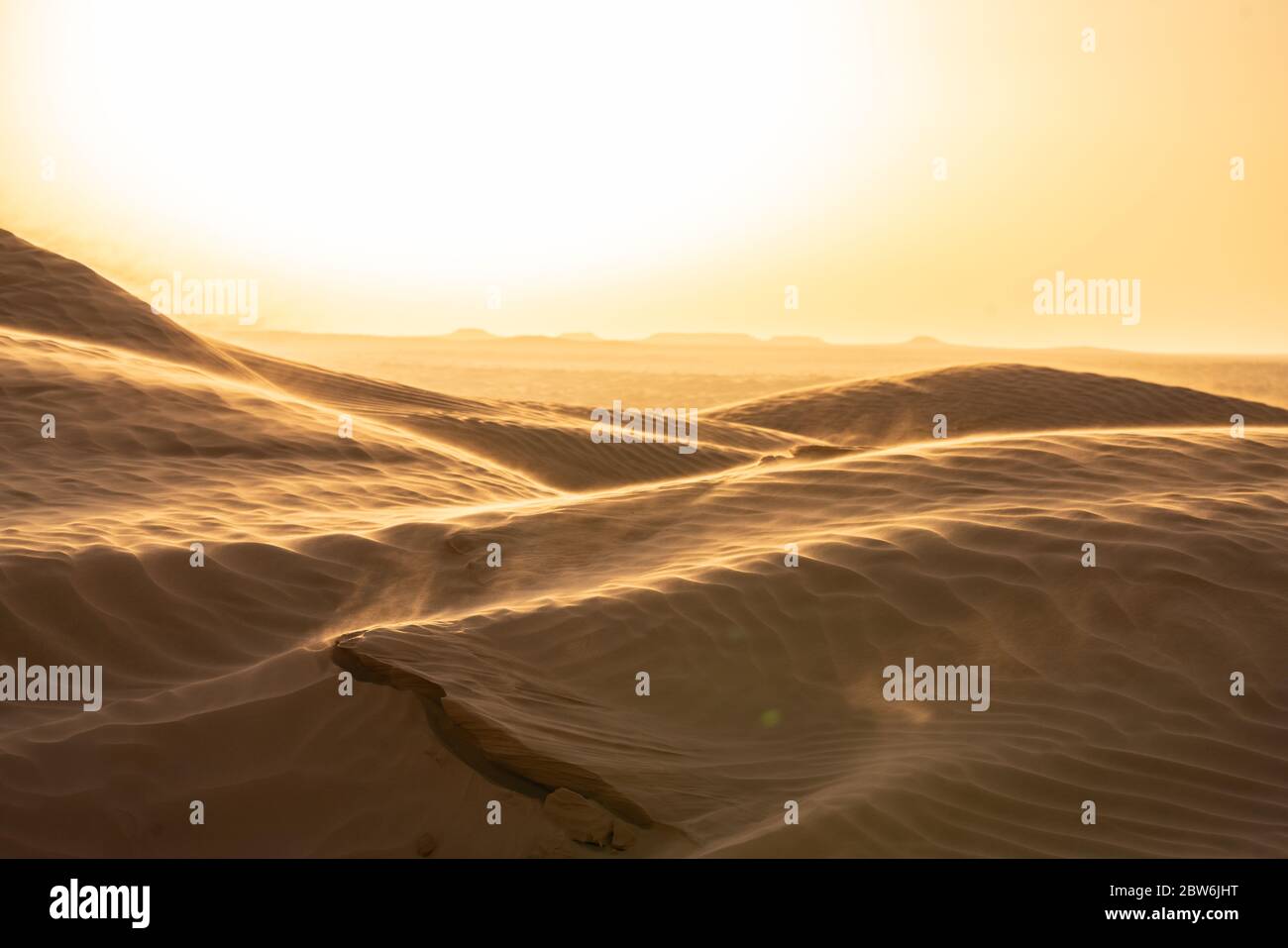 View of the Desert in Tunisia Stock Photo - Alamy