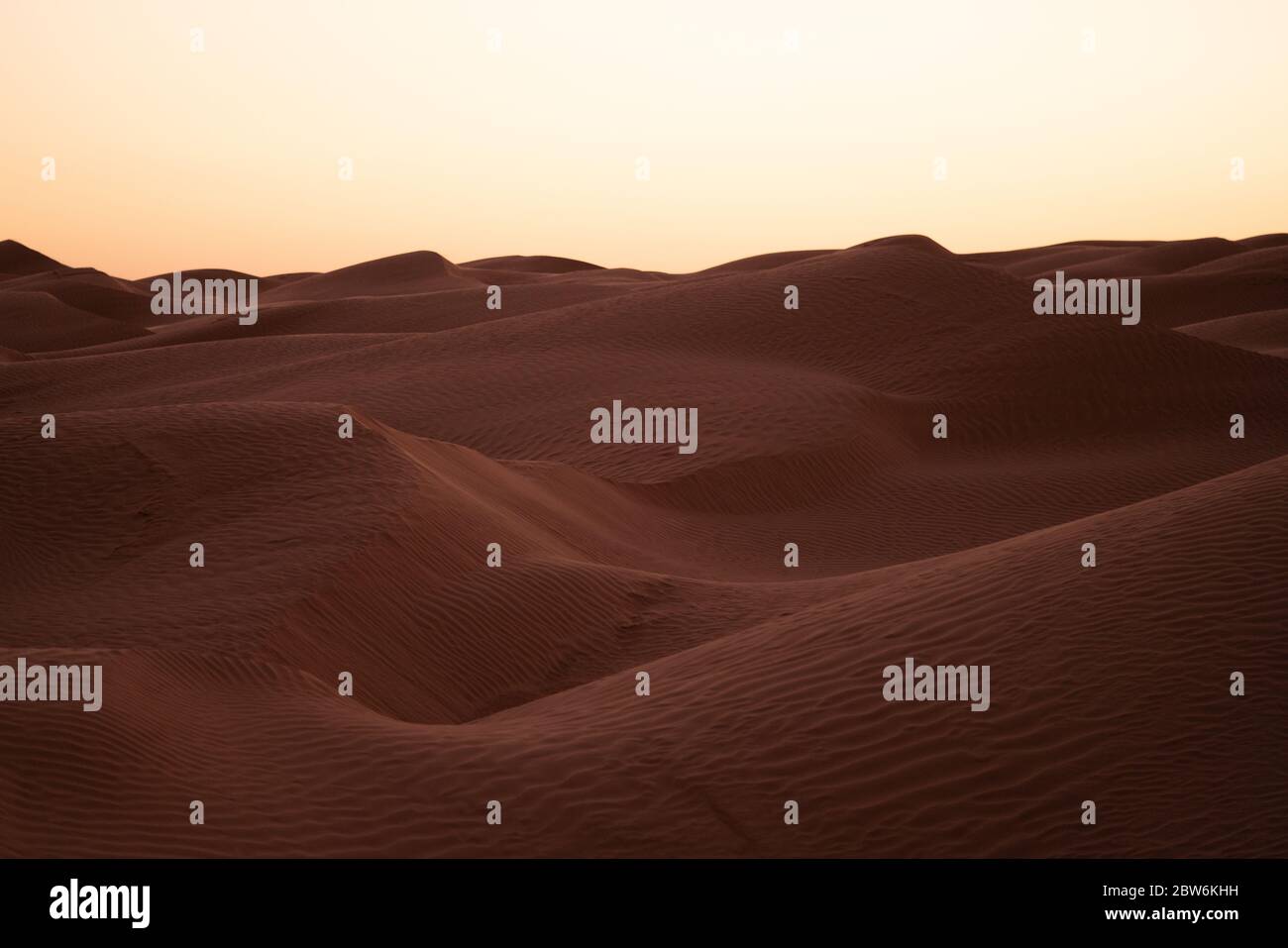 View of the Desert in Tunisia Stock Photo - Alamy