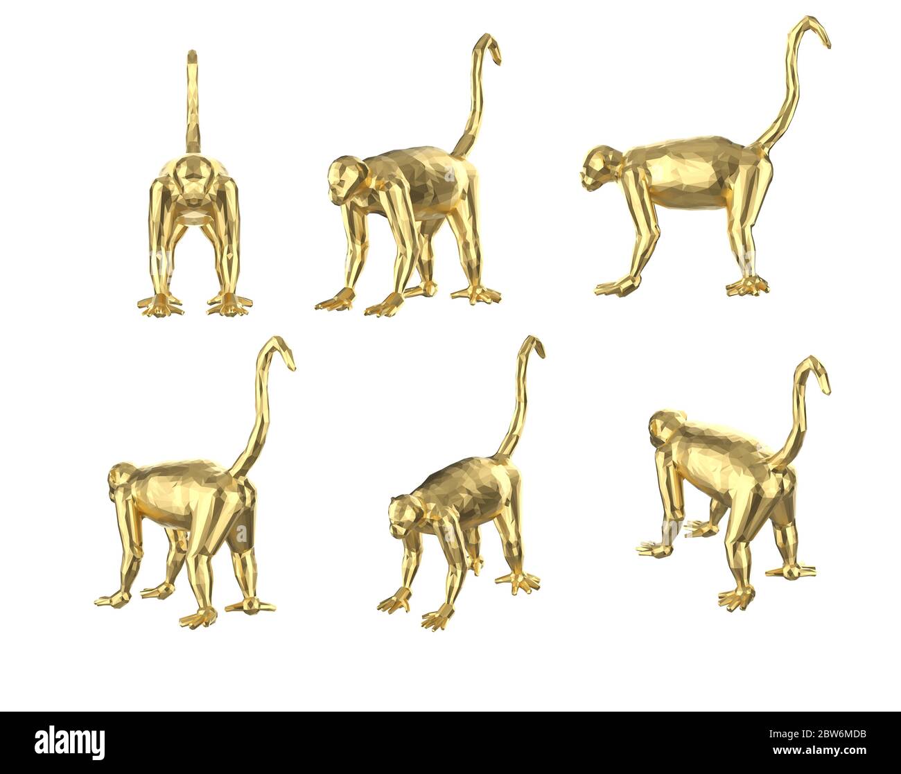 Monkey back side Cut Out Stock Images & Pictures - Alamy