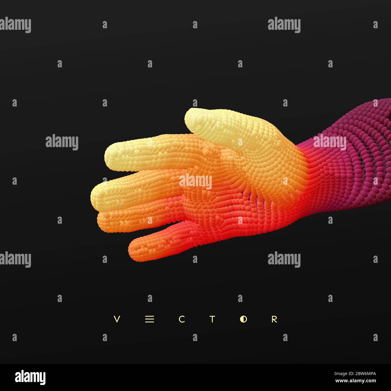 Giving handshake Stock Vector Images - Alamy