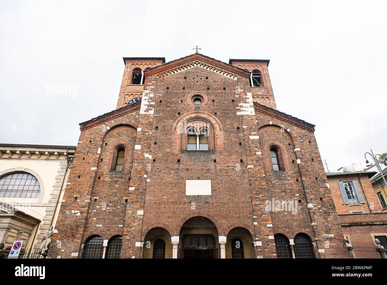 Milan. Italy - May 20, 2019: Church of San Sepolcro in Milan (Chiesa di ...