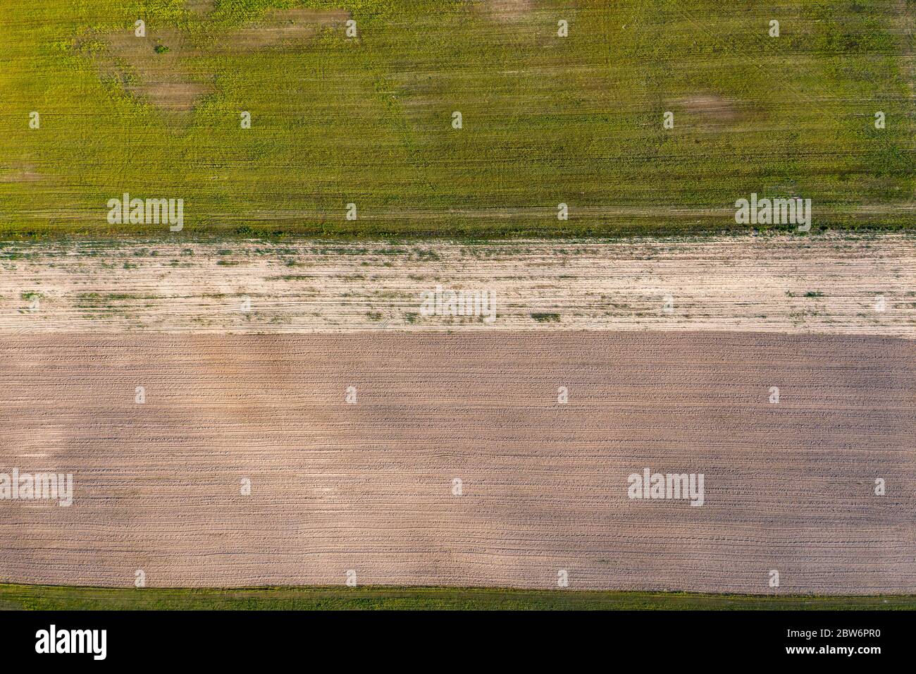 farm field, agriculture, view from above Stock Photo - Alamy