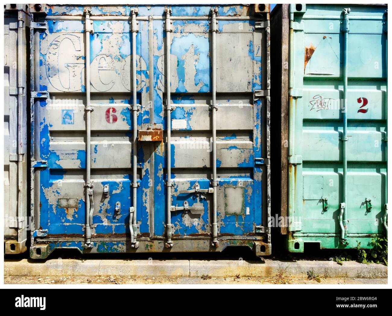 Shipping containers uk Cut Out Stock Images & Pictures - Alamy