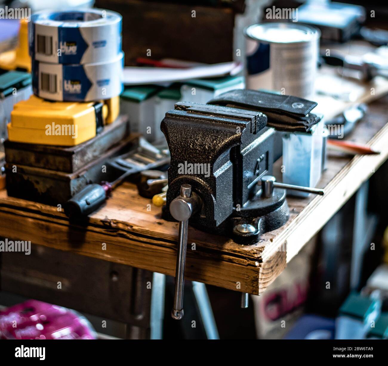 Work bench tools hi-res stock photography and images - Alamy