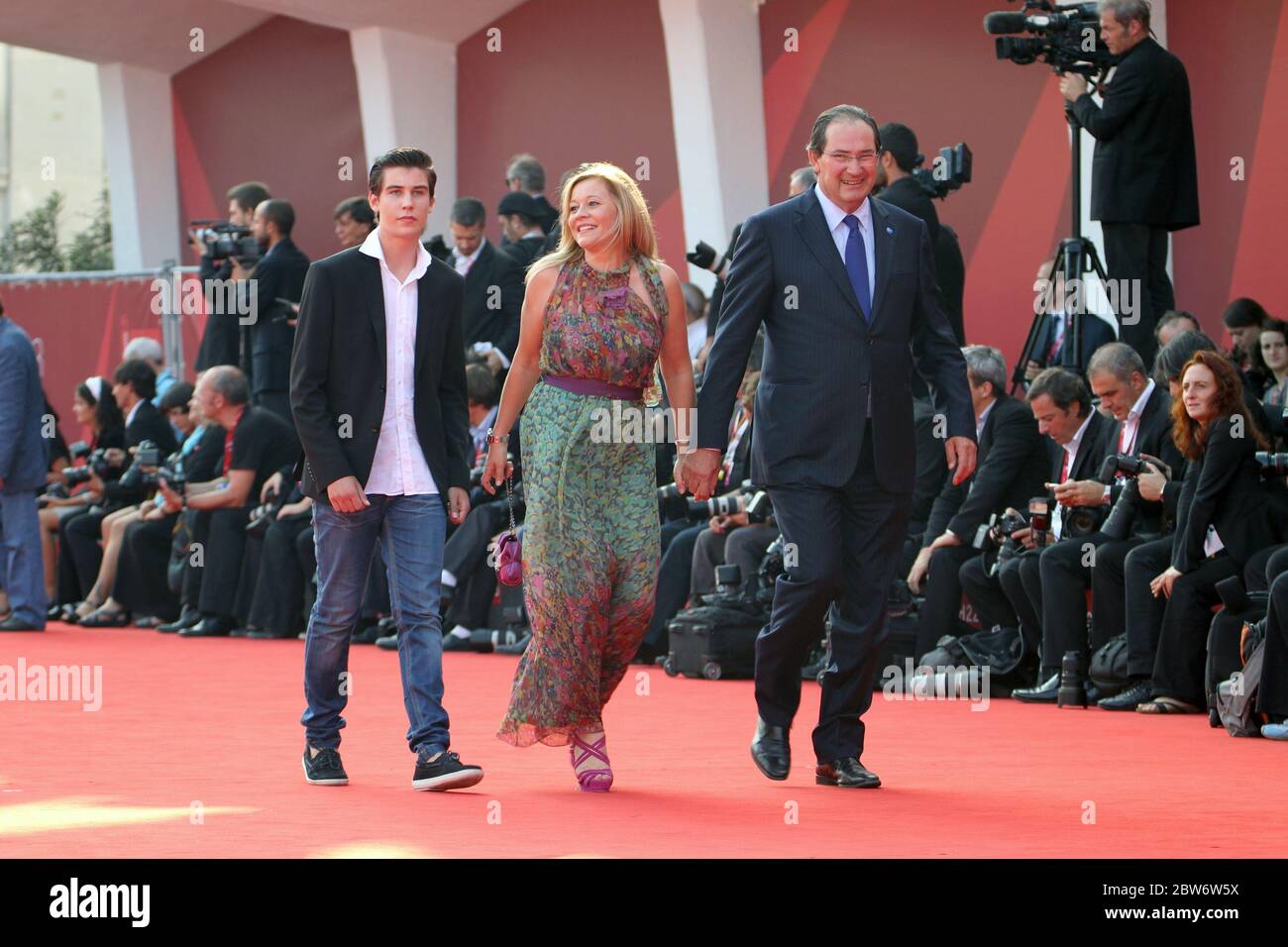 VENICE, ITALY - SEPTEMBER 09: Giancarlo Galan and Sandra Persegato ...