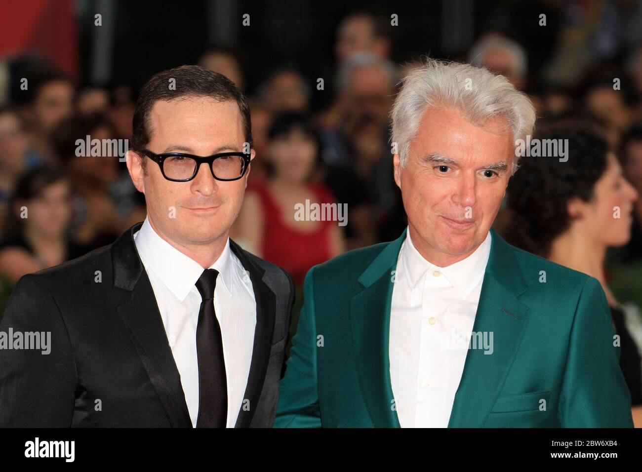 VENICE, ITALY - SEPTEMBER 10: David Byrne and Darren Aronofsky attend ...