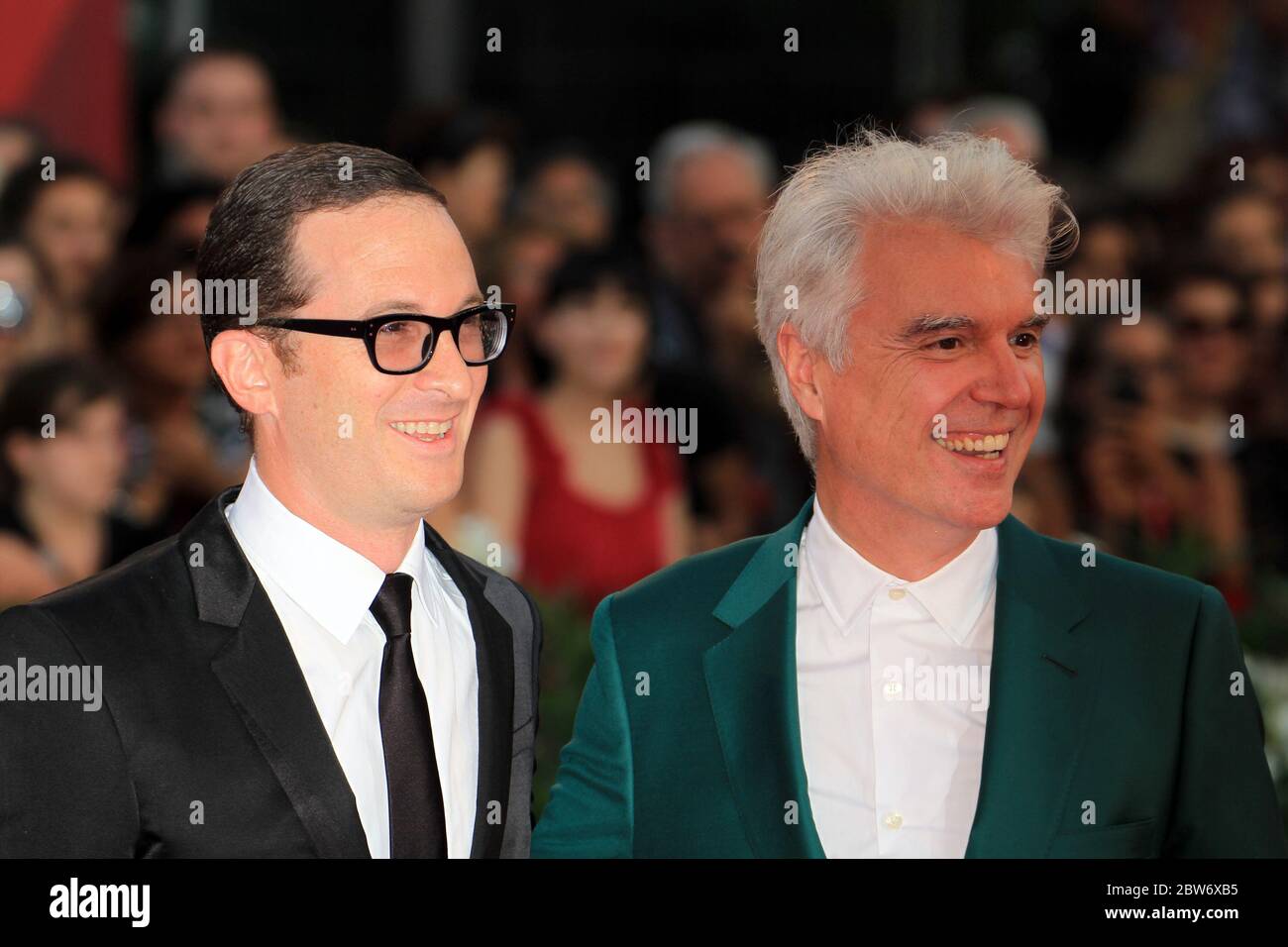 VENICE, ITALY - SEPTEMBER 10: David Byrne and Darren Aronofsky attend ...