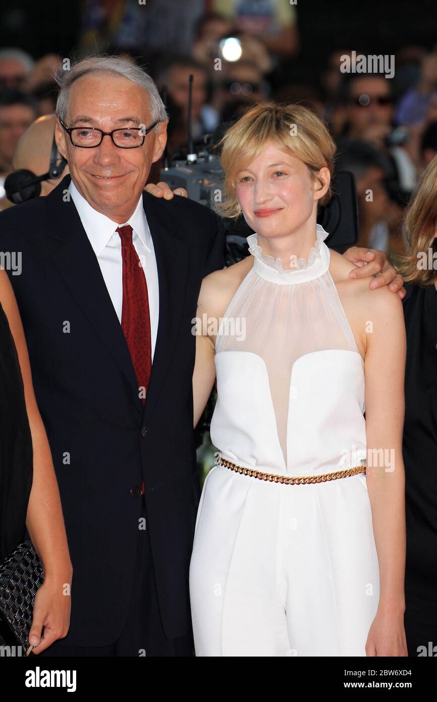 VENICE, ITALY - SEPTEMBER 10: Andre Techine and Alba Rohrwacher attend ...