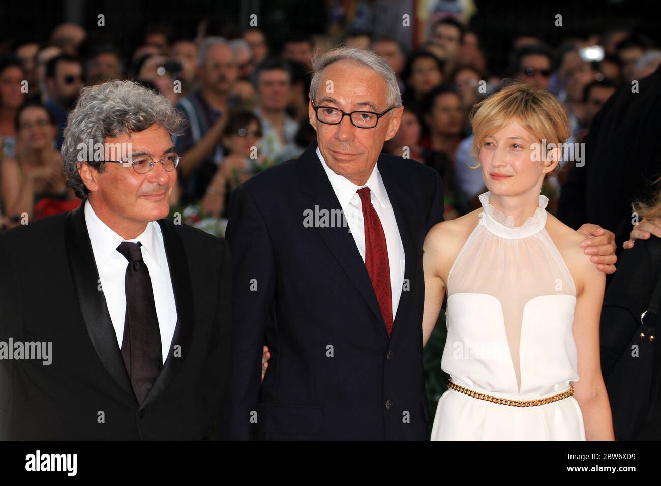 VENICE, ITALY - SEPTEMBER 10: Mario Martone, Andre Techine and Alba ...