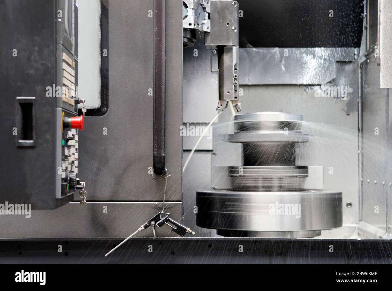 CNC machine drill. Metalworking CNC milling machine Stock Photo - Alamy