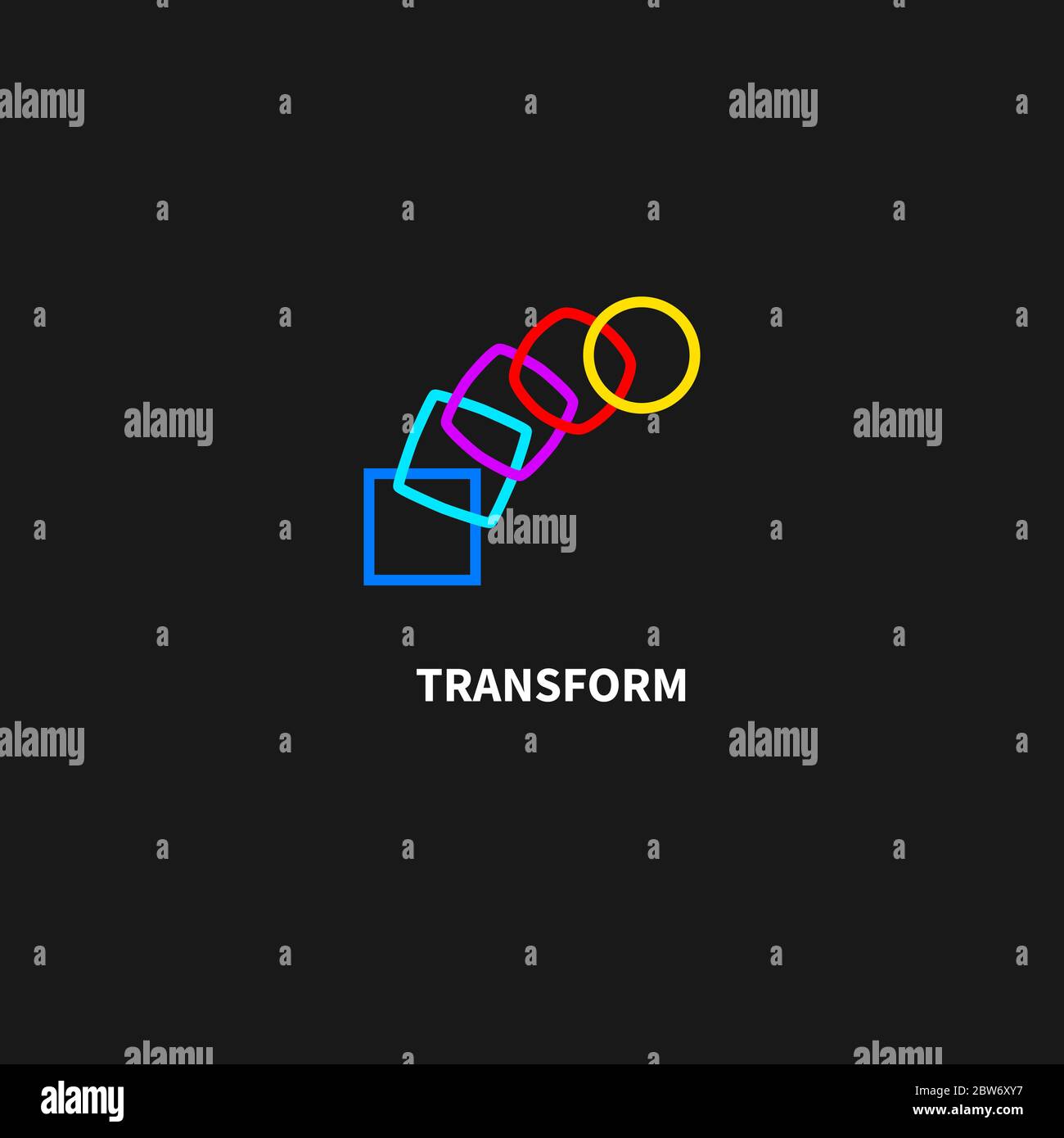 Change icon, transformation, evolution, development coaching color logo ...