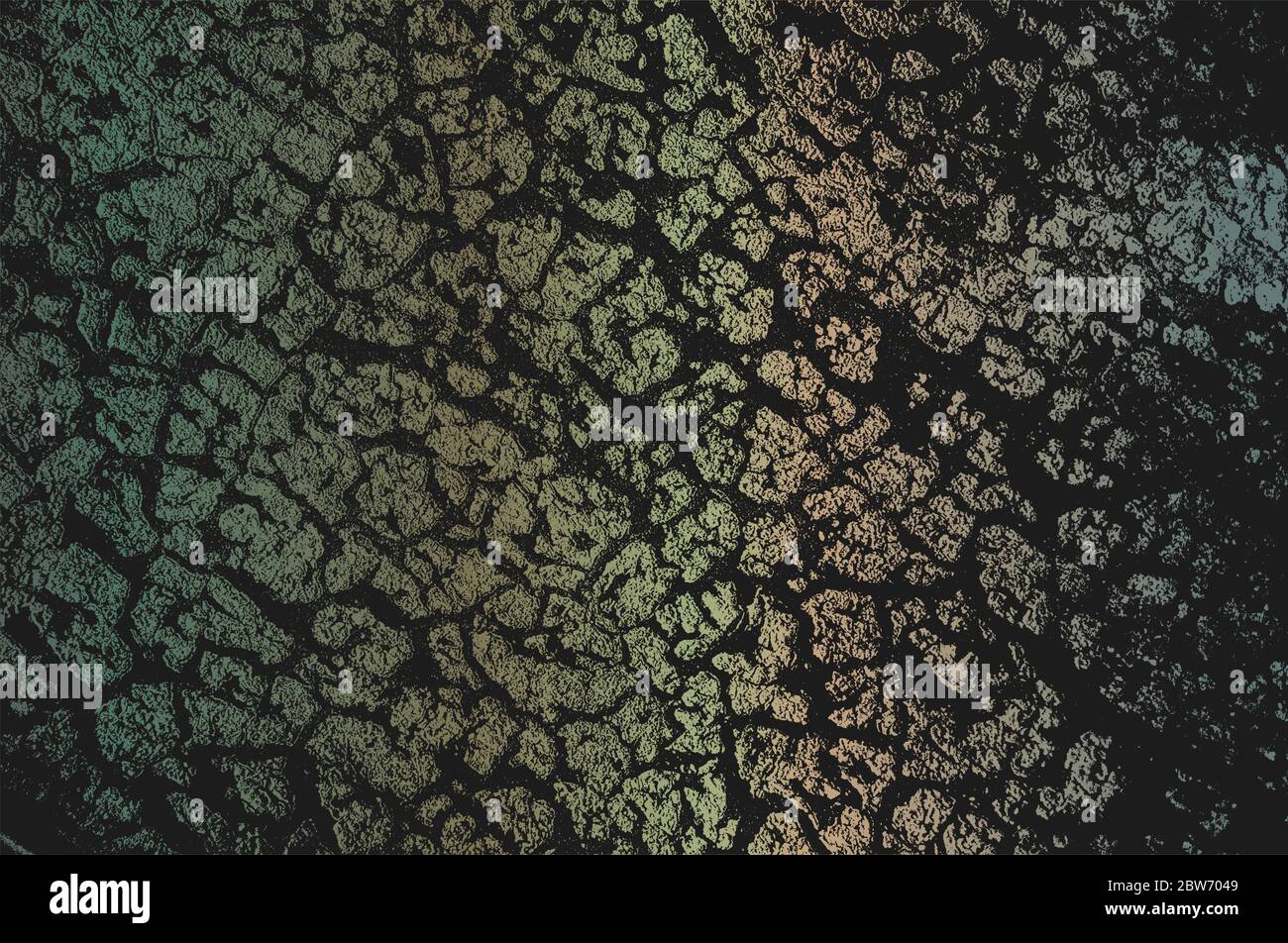 Distressed overlay texture of copper rusted peeled metal palte. grunge ...