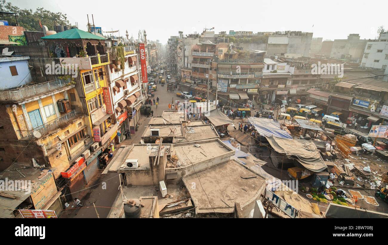 Main bazaar in paharganj delhi hi-res stock photography and images - Alamy