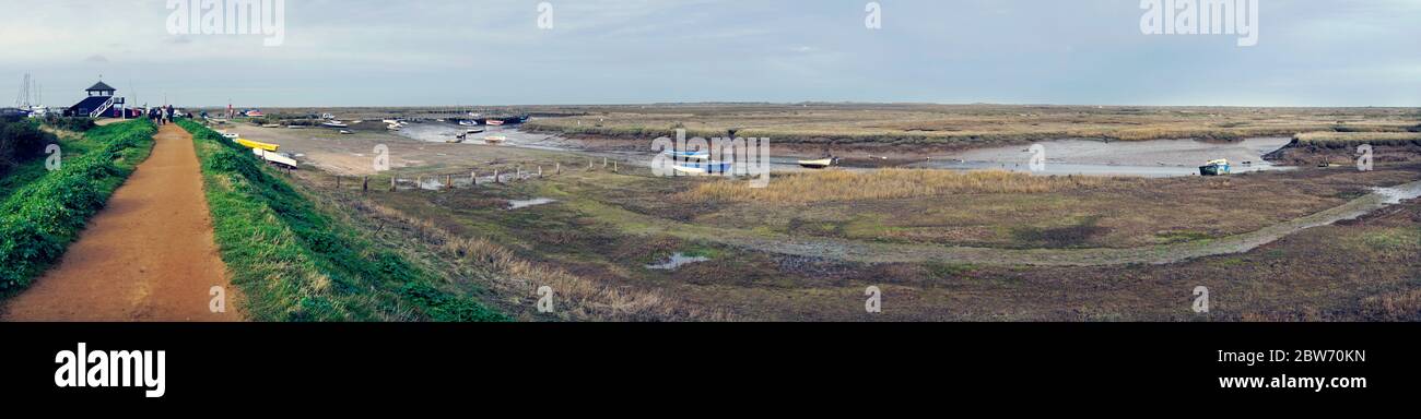 morston quay north norfolk england Stock Photo - Alamy