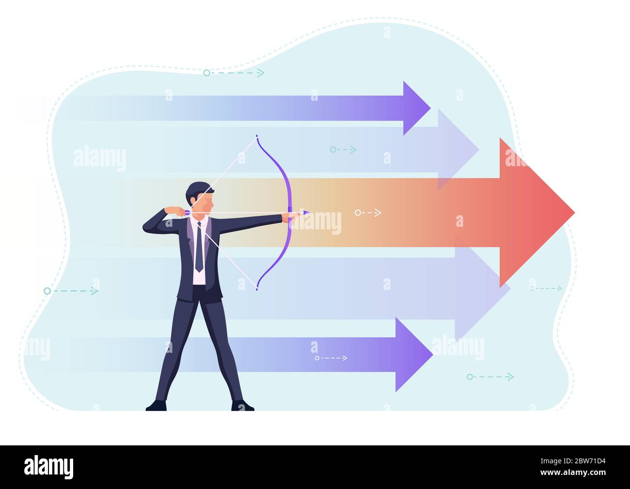 Leader arrow Stock Vector Images - Alamy