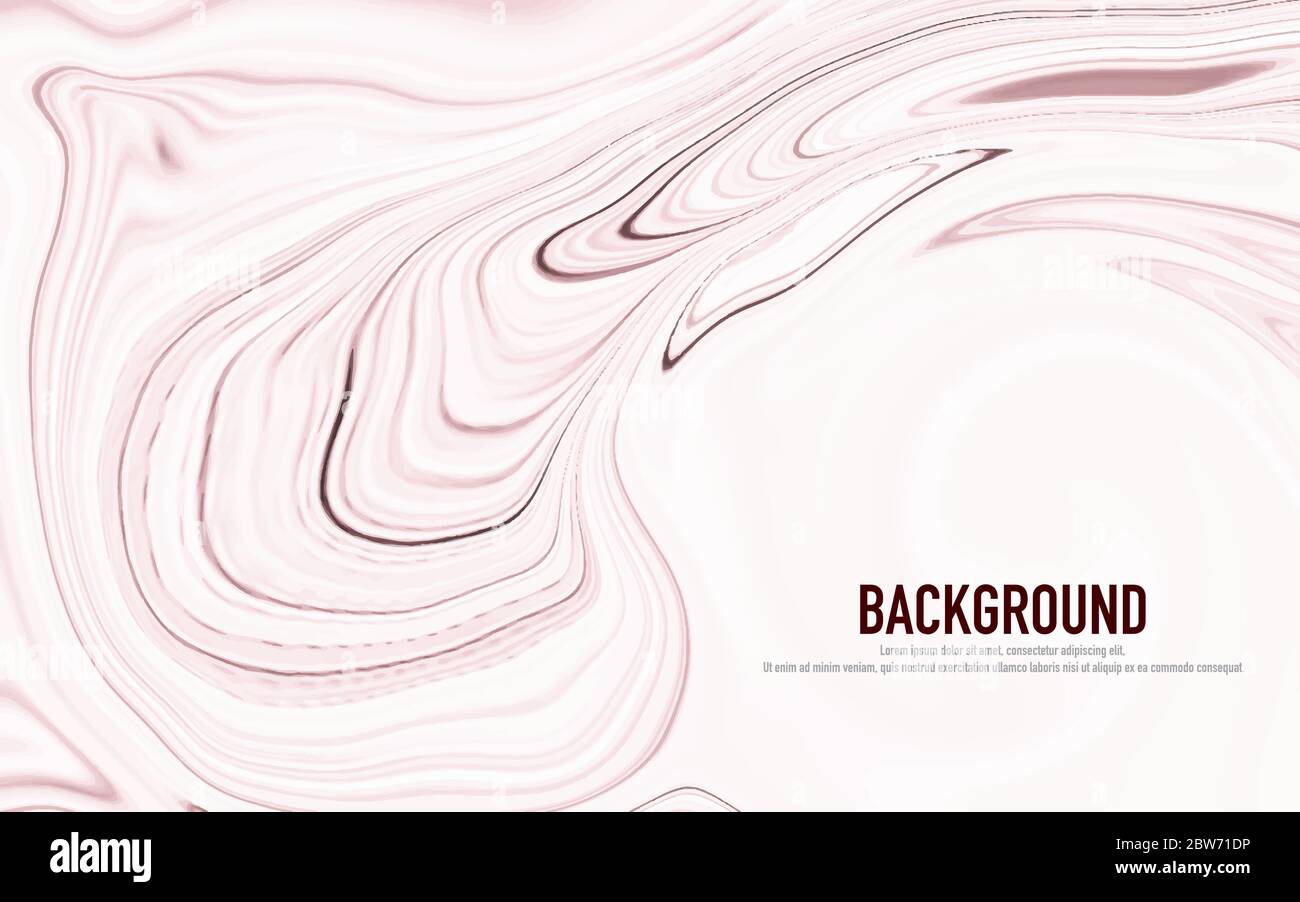 Abstract pastel pink marbled surface, acrylic paints waves and swirls ...