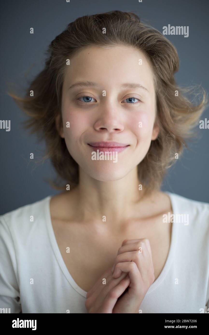 Beautiful natural looking adult woman hi-res stock photography and ...