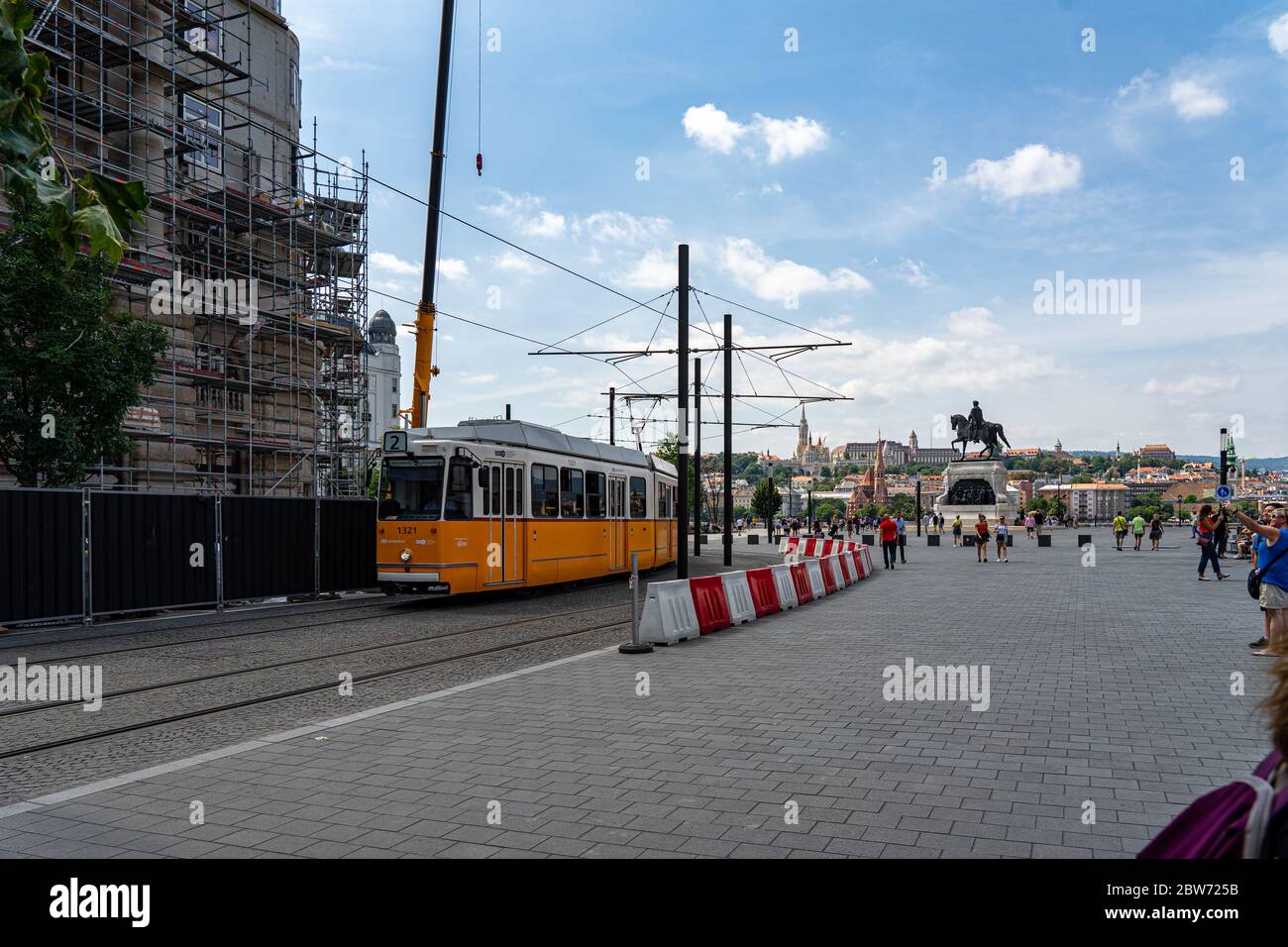 Building street old Pest district in Budapest, Hungary Stock Photo - Alamy