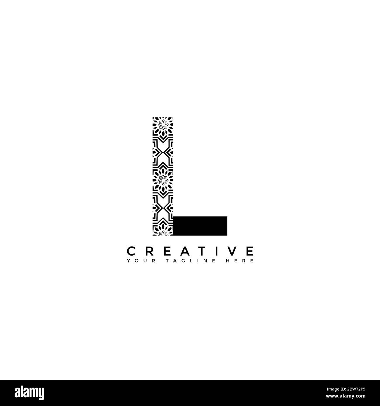 Letter l logo Black and White Stock Photos & Images - Alamy