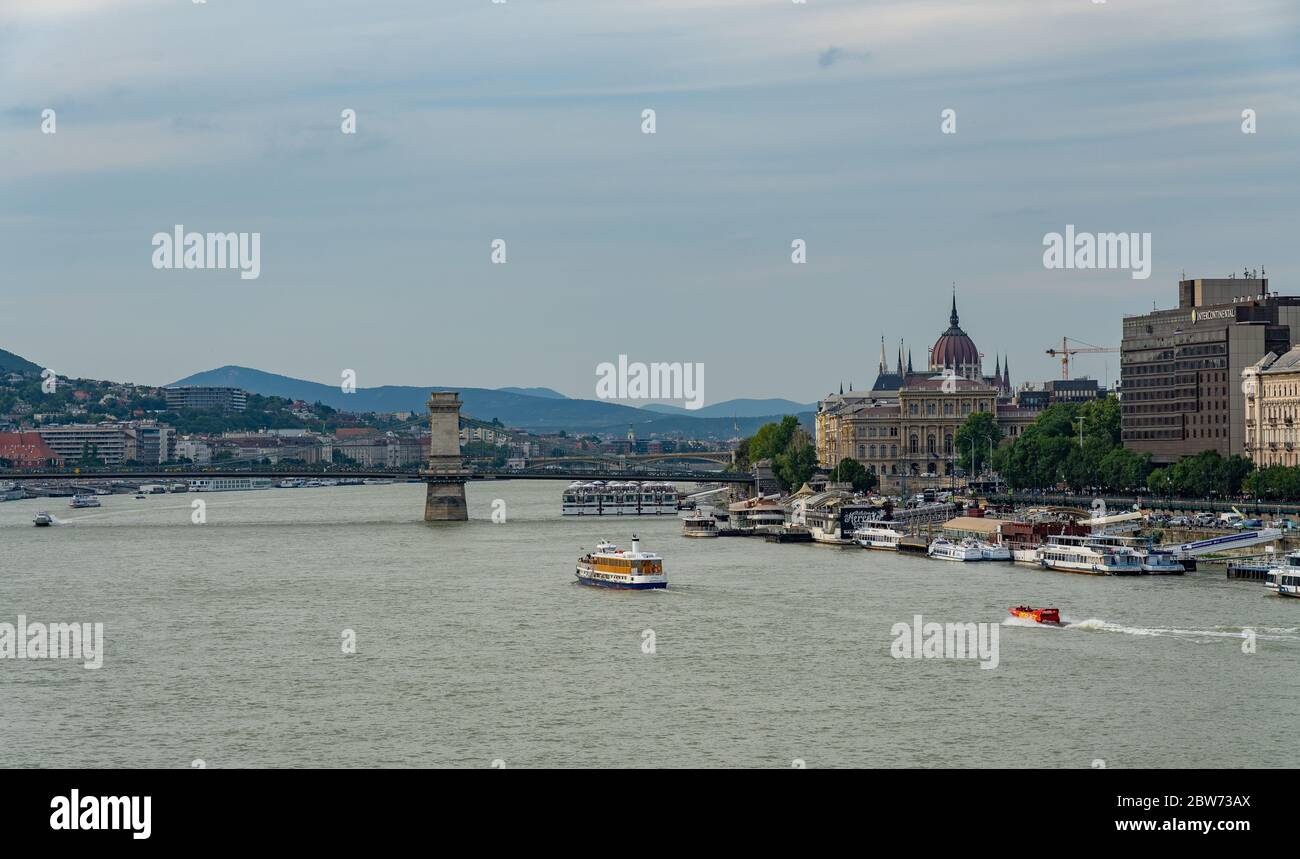 Panorama cityscape view in Budapest, Hungary Stock Photo - Alamy
