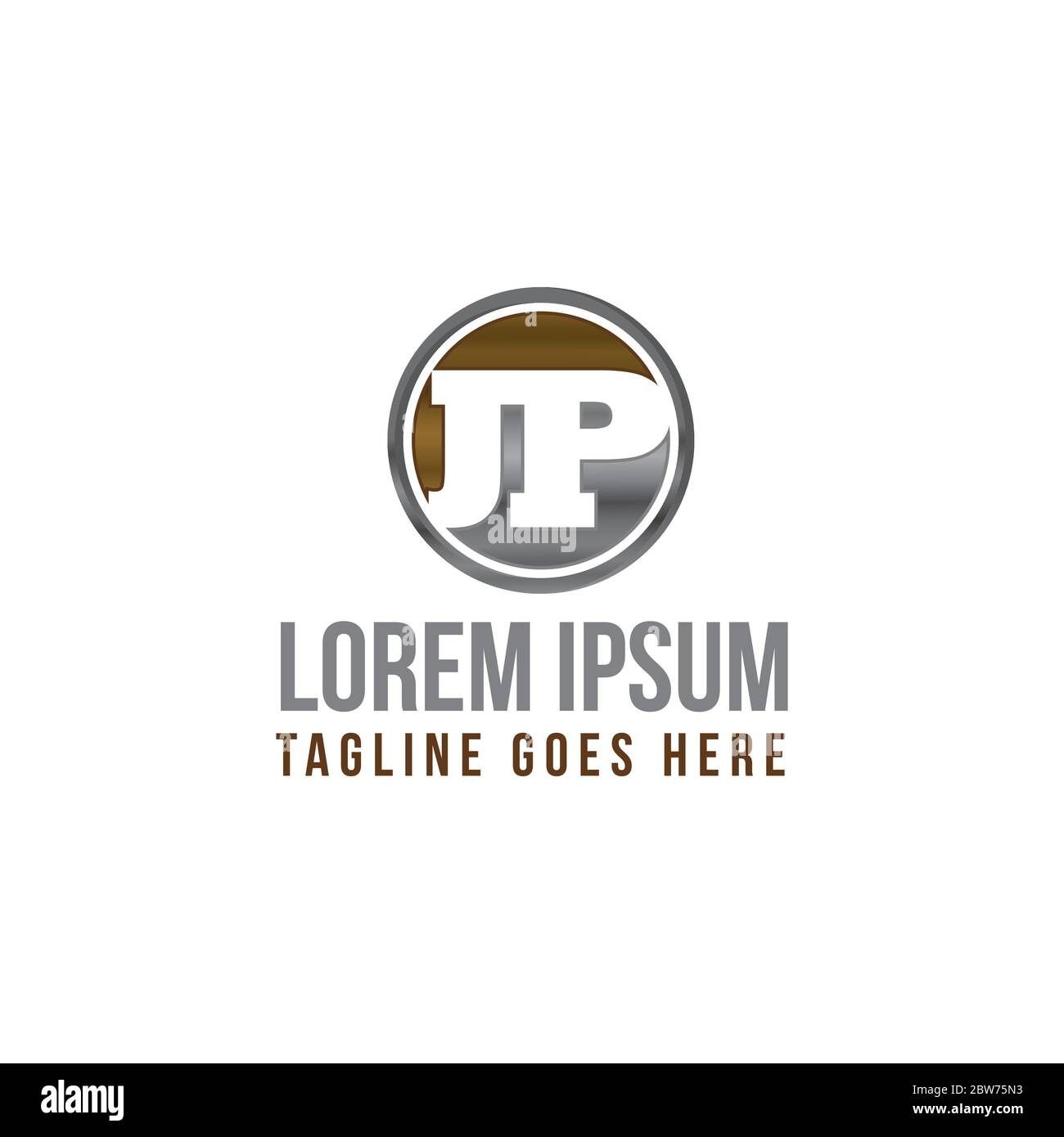 Circle letter JP in flat style design symbol. Save download preview JP ...