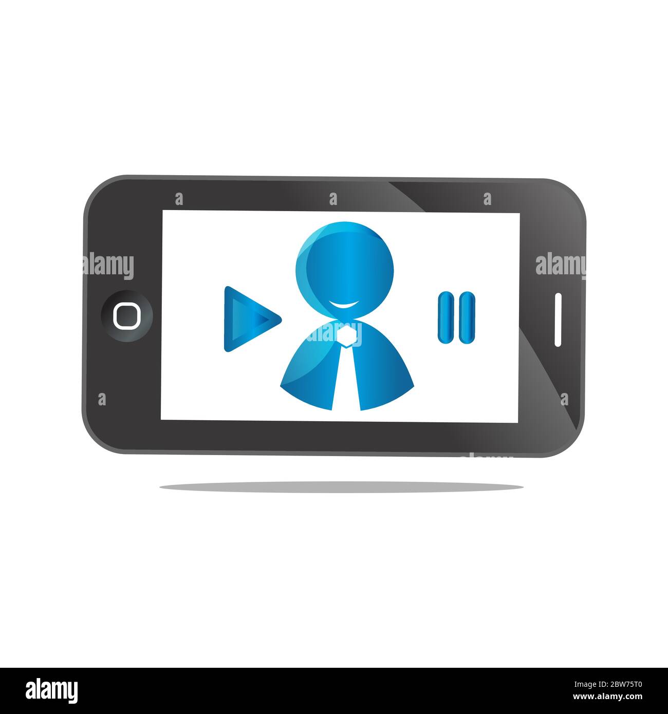 Android media player Stock Vector Images - Alamy