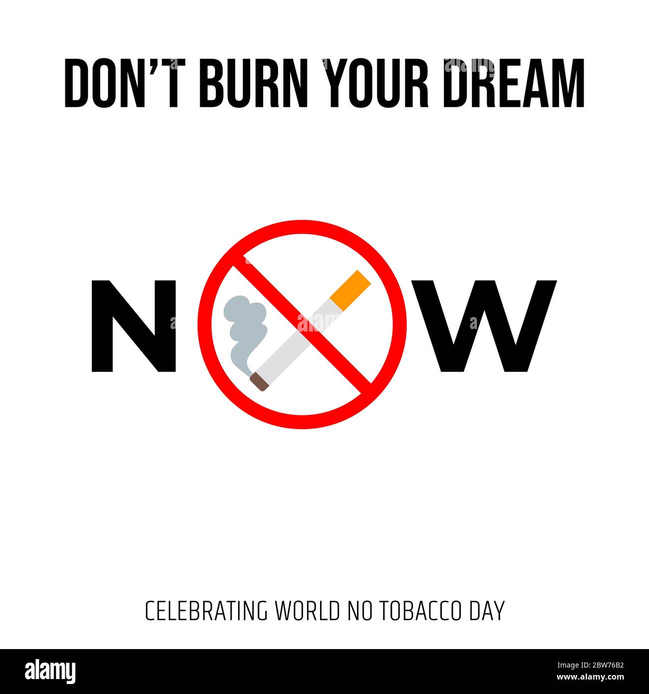 Quit smoking campaign poster hi-res stock photography and images - Alamy