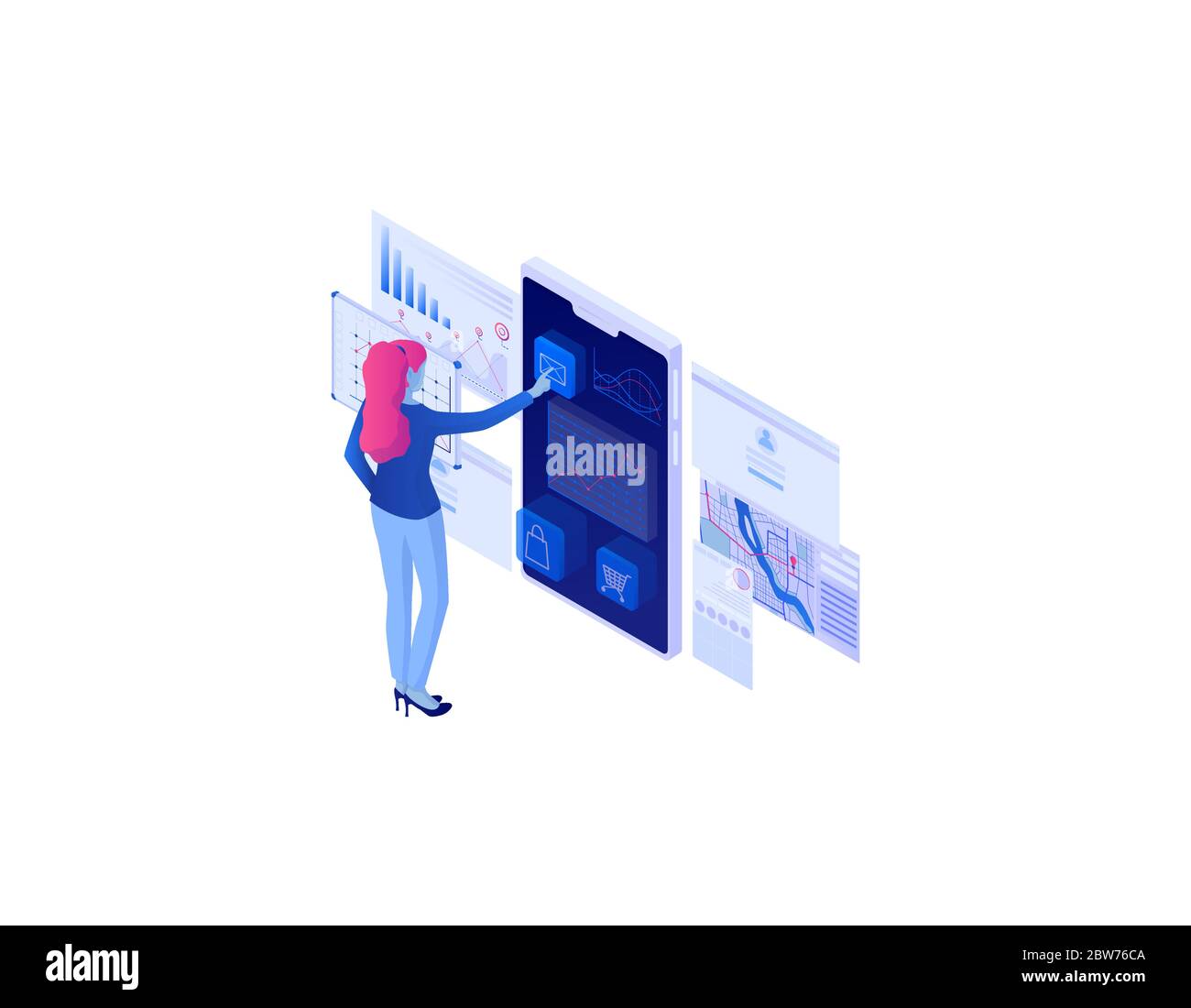 The analytical engine Stock Vector Images - Alamy