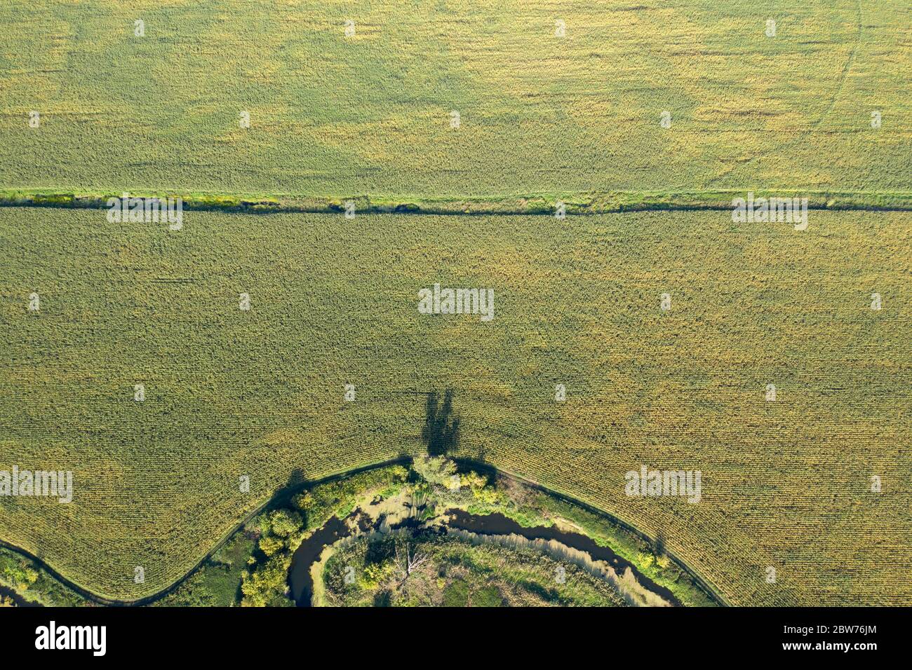 farm field, agriculture, view from above Stock Photo - Alamy