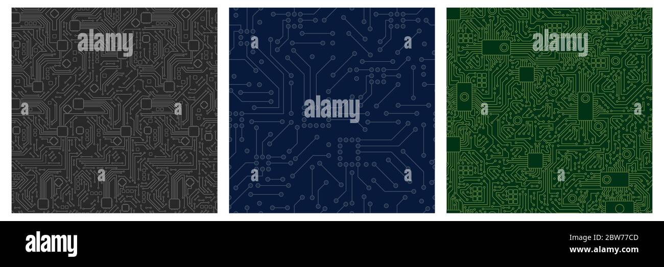 Seamless video digital binary background Stock Vector Images - Alamy