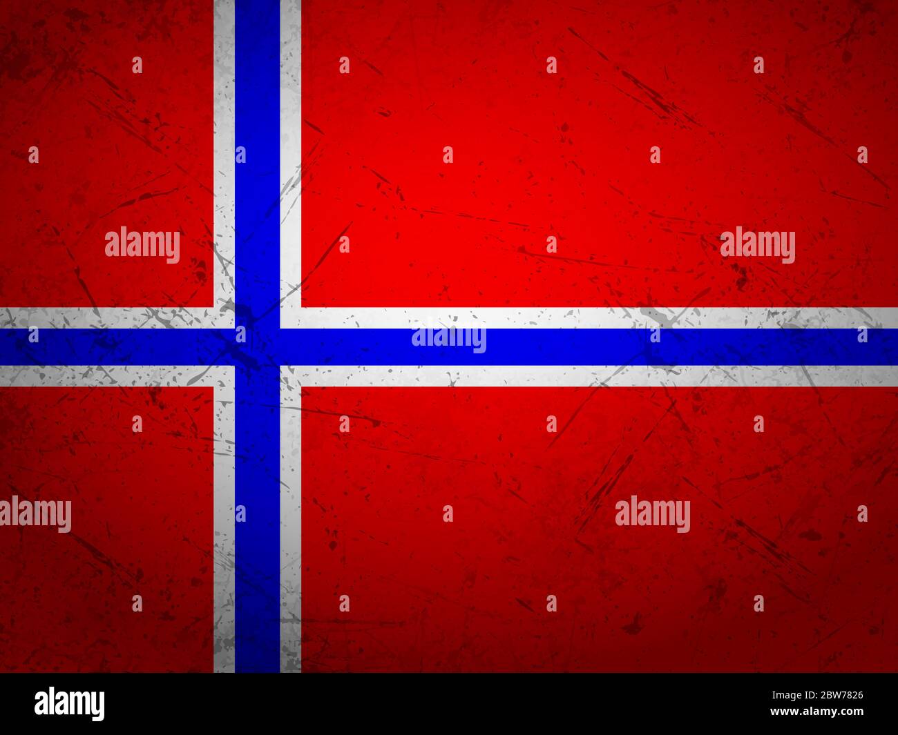 Grunge Norway flag textured background. Vector illustration Stock Photo ...