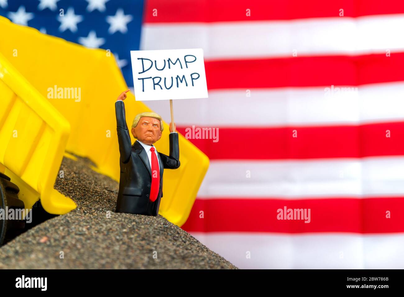 Saint John, New Brunswick, Canada - September 23, 2018: Donald Trump ...