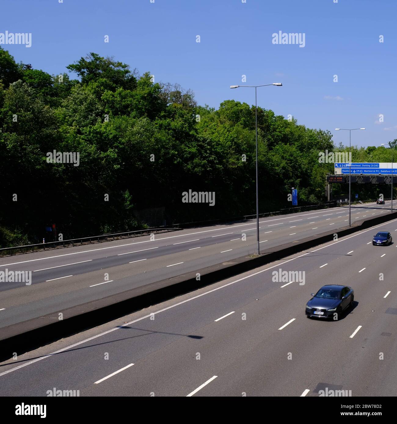 M25 london orbital motorway hi-res stock photography and images - Alamy