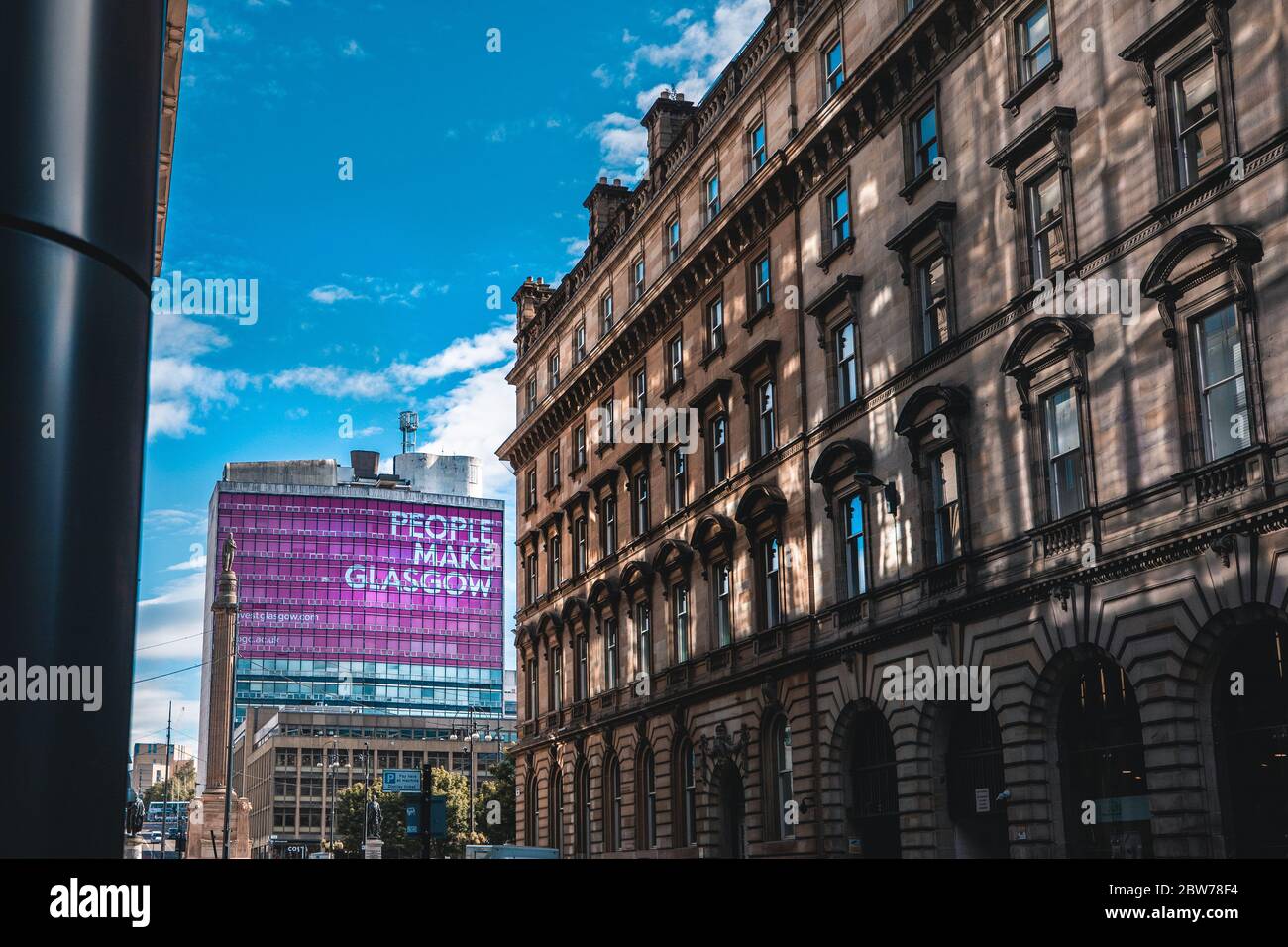 Glasgow tower in the background hi-res stock photography and images - Alamy