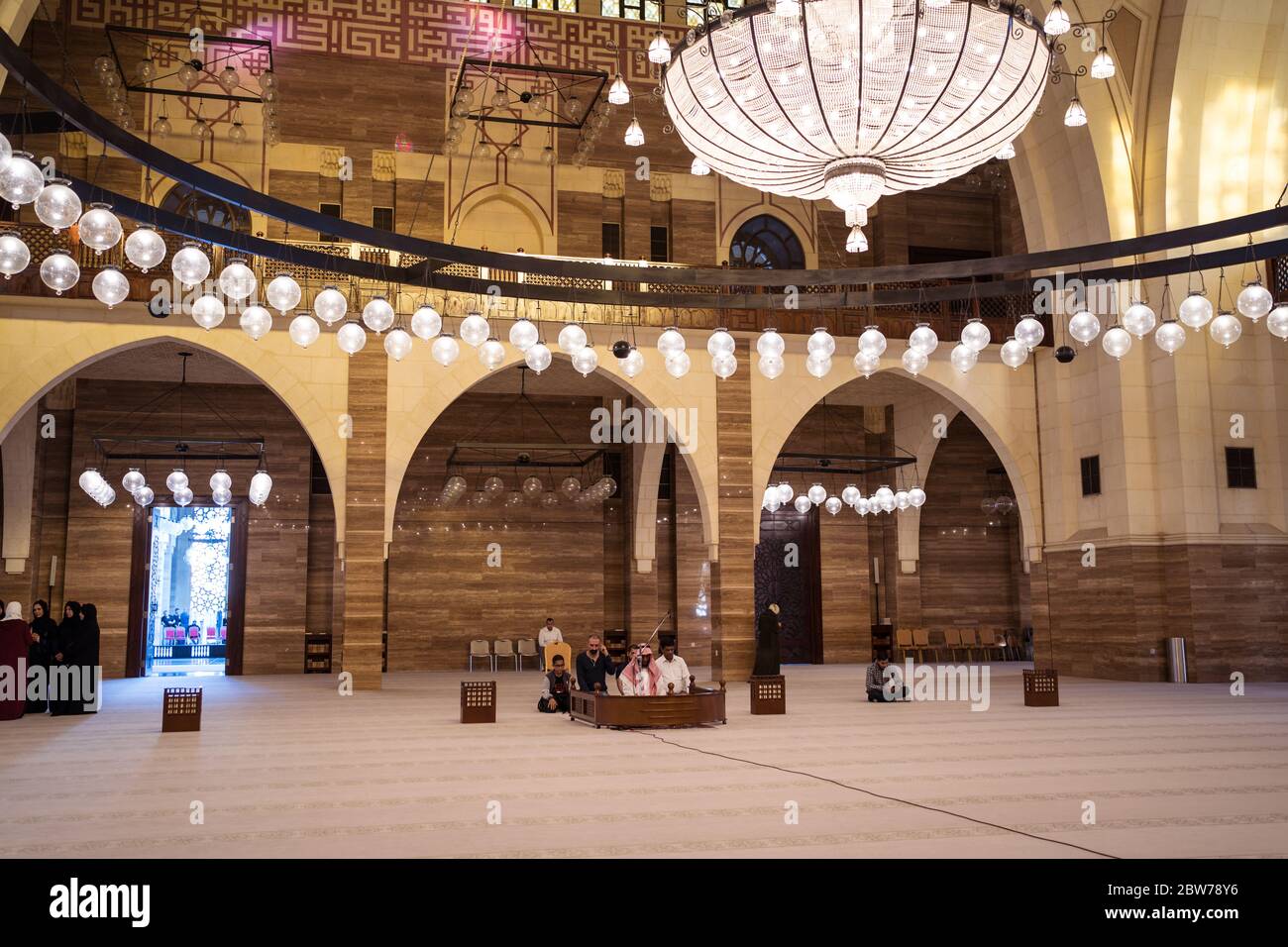 Bahrain city / Bahrain - January 15, 2020: local Muslim religious ...