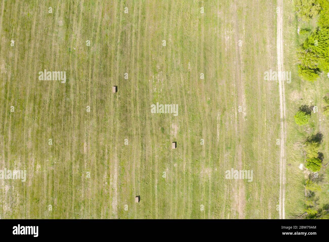 farm field, agriculture, view from above Stock Photo - Alamy