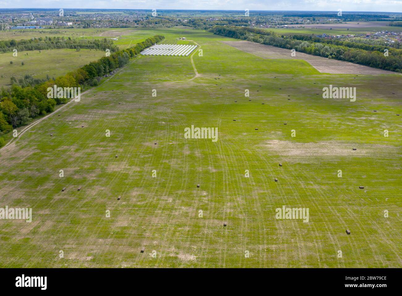 farm field, agriculture, view from above Stock Photo - Alamy