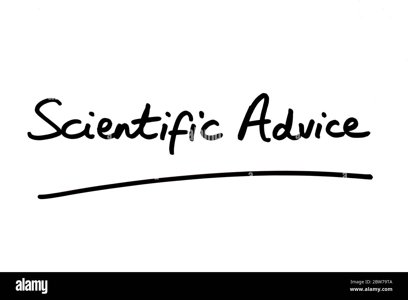 Scientific Advice handwritten on a white background Stock Photo - Alamy Scientific Advice handwritten on a white background Stock Photo - Alamy