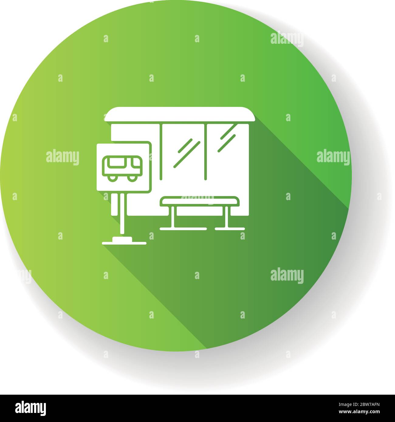 Long wait bus stop Stock Vector Images - Alamy