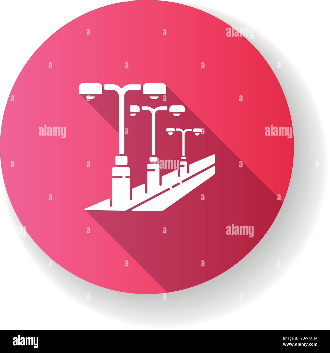 Long avenue Stock Vector Images - Alamy