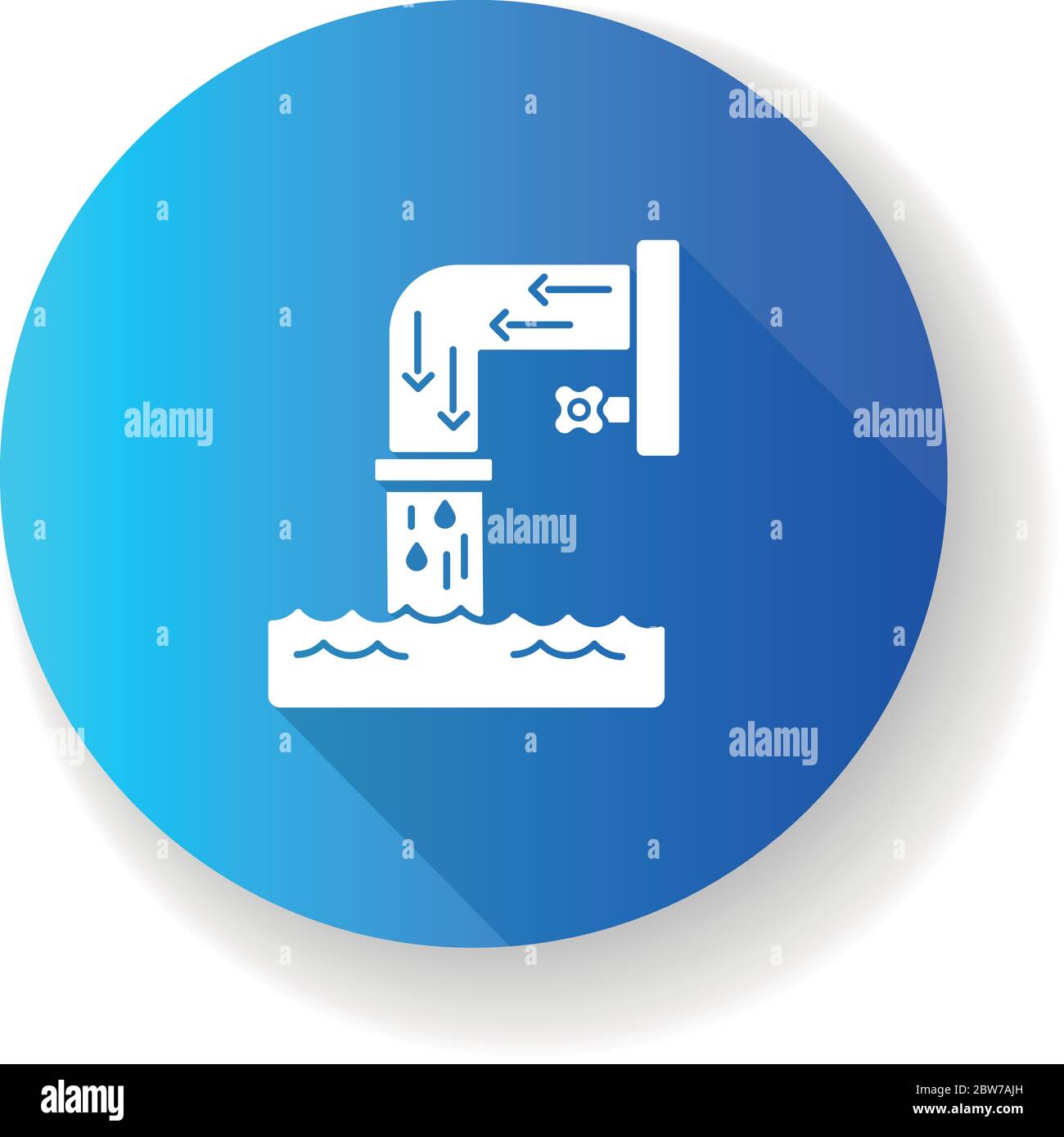 Plumbing drainage system color Stock Vector Images - Alamy