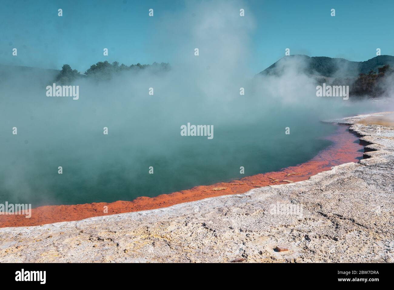 Waiotapu, also spelt Wai-O-Tapu is an active geothermal area at the ...