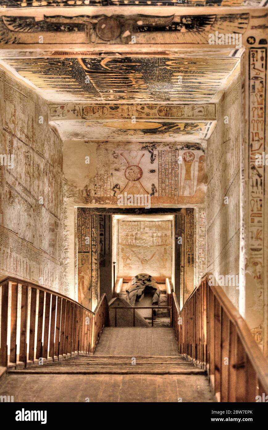 Tomb of ramesses vi hi-res stock photography and images - Alamy