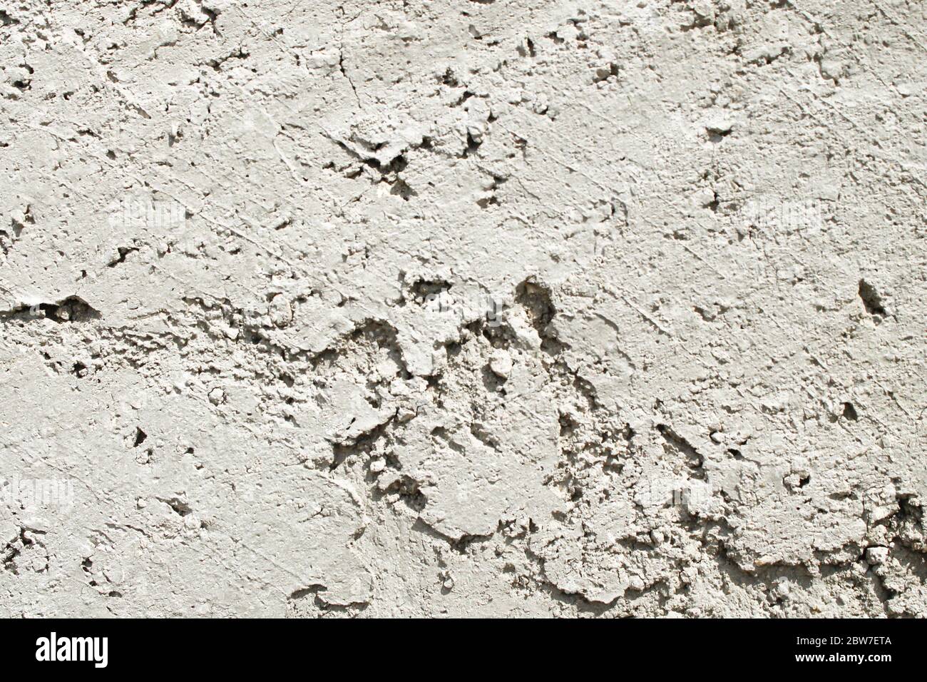 The texture of the plastered wall. Finished surface after plastering ...
