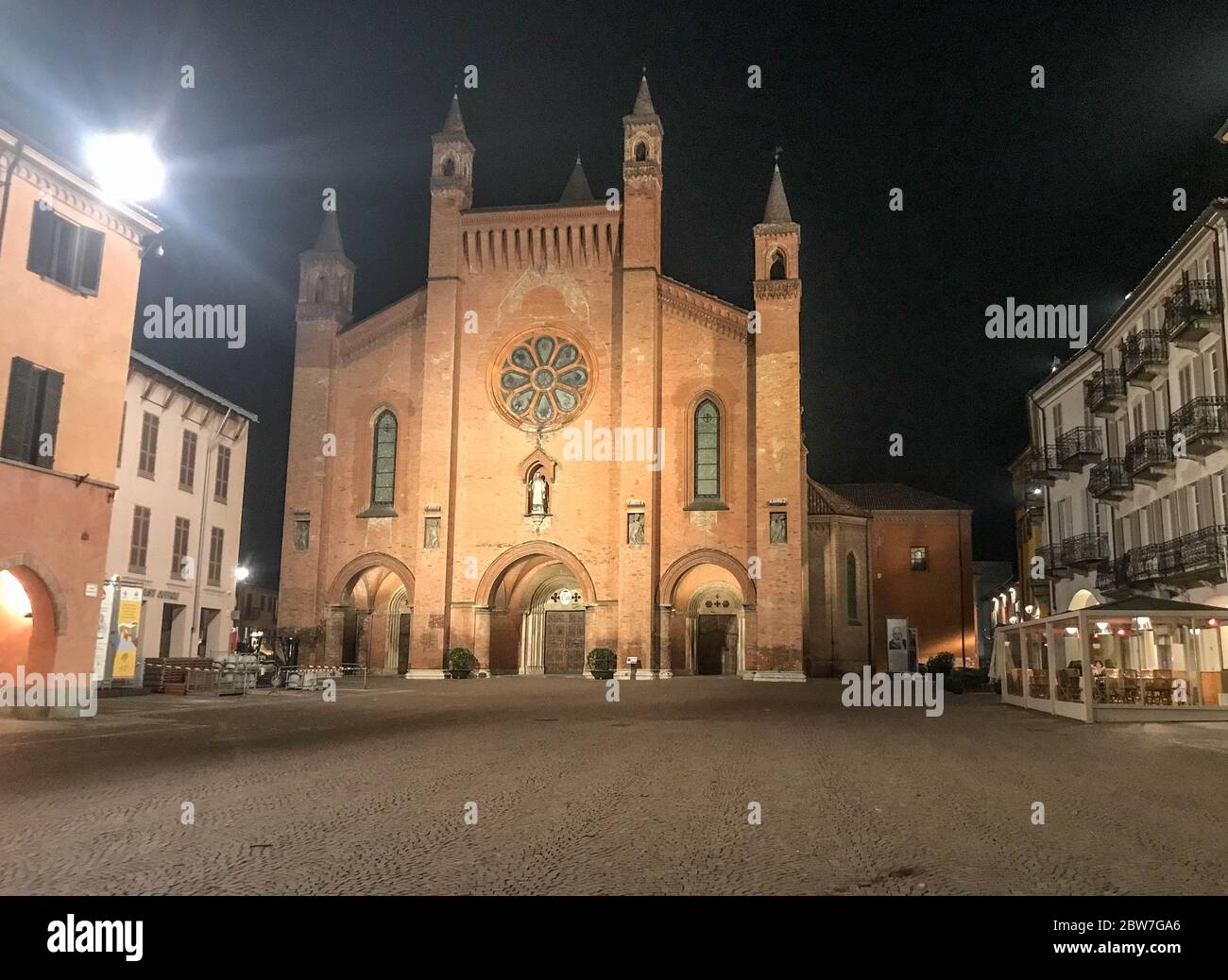 Church of St. Lorenzo, Alba - Italy Stock Photo - Alamy