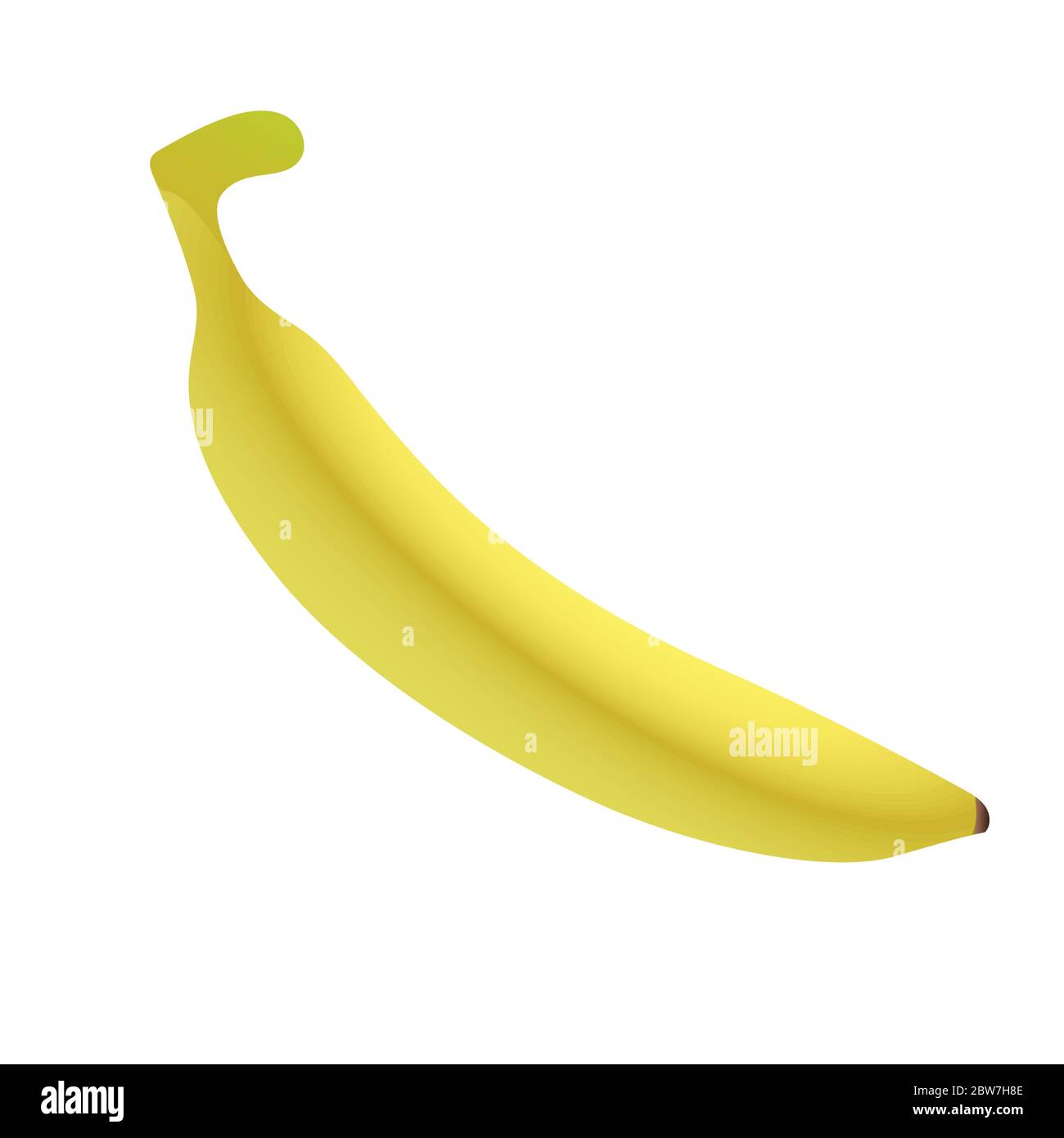 Yellow banana fruit vector illustration Stock Vector Image & Art - Alamy